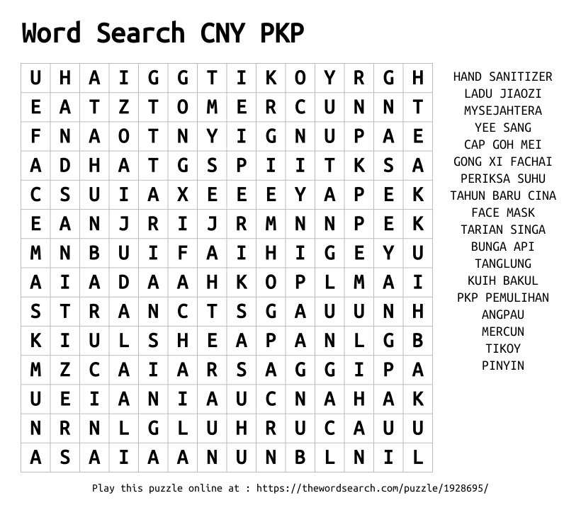 Download Word Search on Word Search CNY PKP