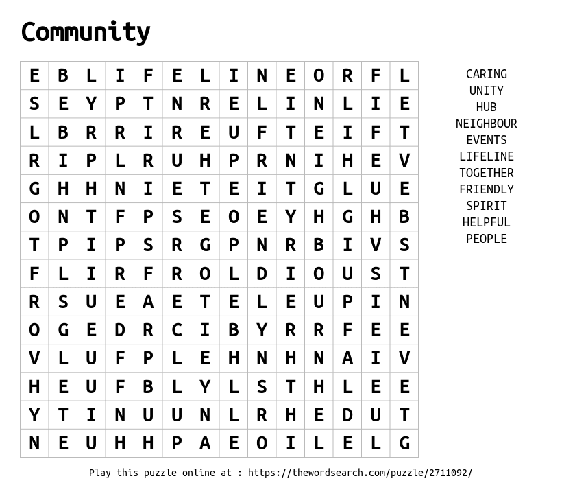 Download Word Search on Community