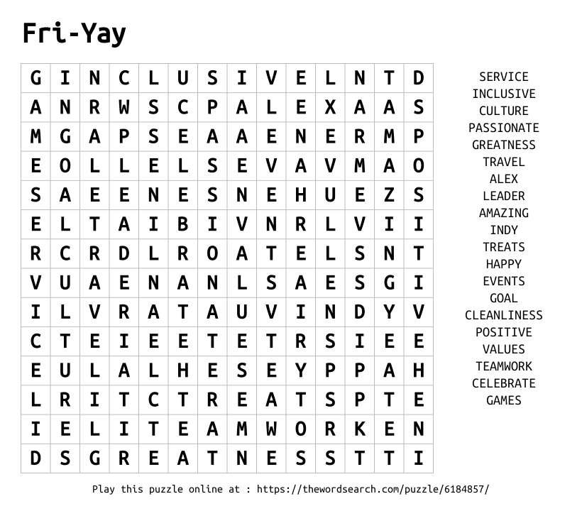 Download Word Search on Fri-Yay