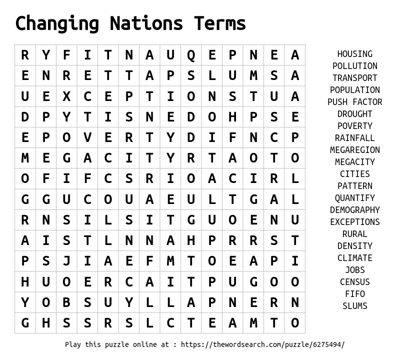 Download Word Search on Changing Nations Terms