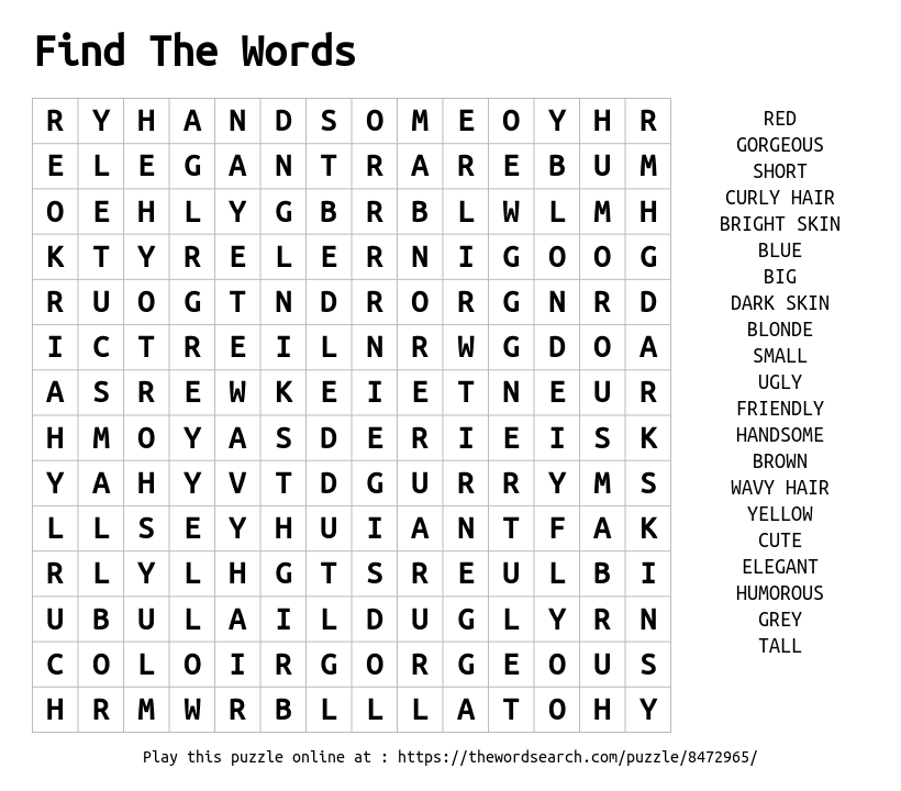 Download Word Search on Find The Words